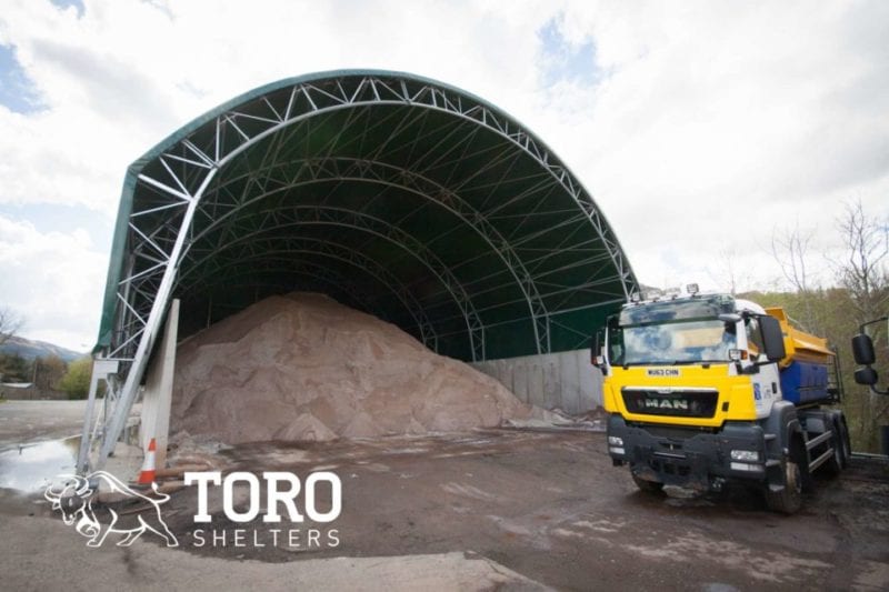 Salt Barns & Road Salt Storage Domes - Toro Shelters