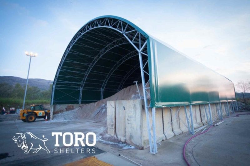 Salt Barns & Road Salt Storage Domes - Toro Shelters